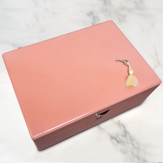 Ashton Metallic Pink Humidor | Luxury Humidor Units | Holt's Cigar Company