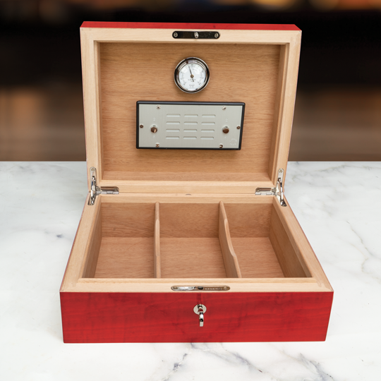 Elie Bleu Fruit Red Sycamore Humidor - Desktop Humidors - Humidors ...