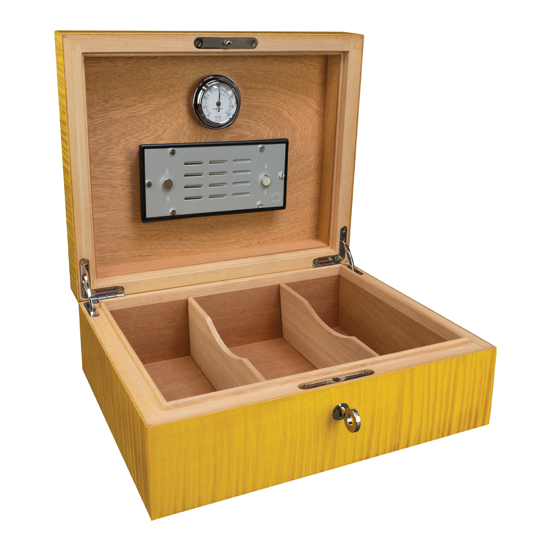 Elie Bleu Fruit Yellow Sycamore Humidor - Desktop Humidors - Humidors ...
