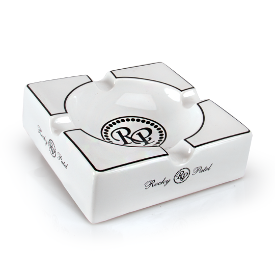 Rocky Patel Pearl Square 4-Finger Ashtray | Holt's Cigar Co.