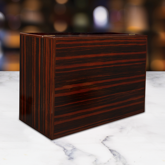 Savoy Executive Ebony Macassar Humidor | Holt's Cigar Co.